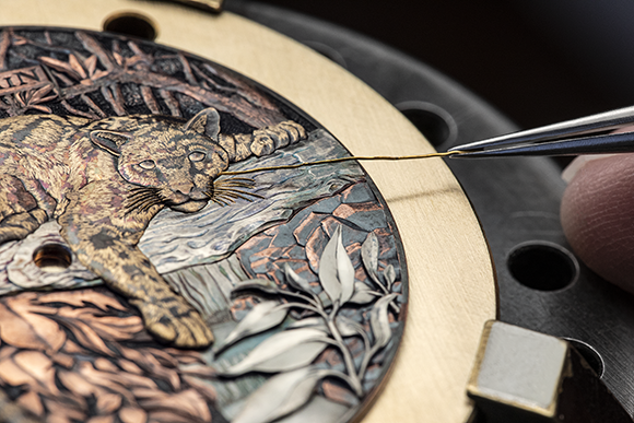 Blancpain represents Formosa clouded Leopard in its Métiers d'Art ...